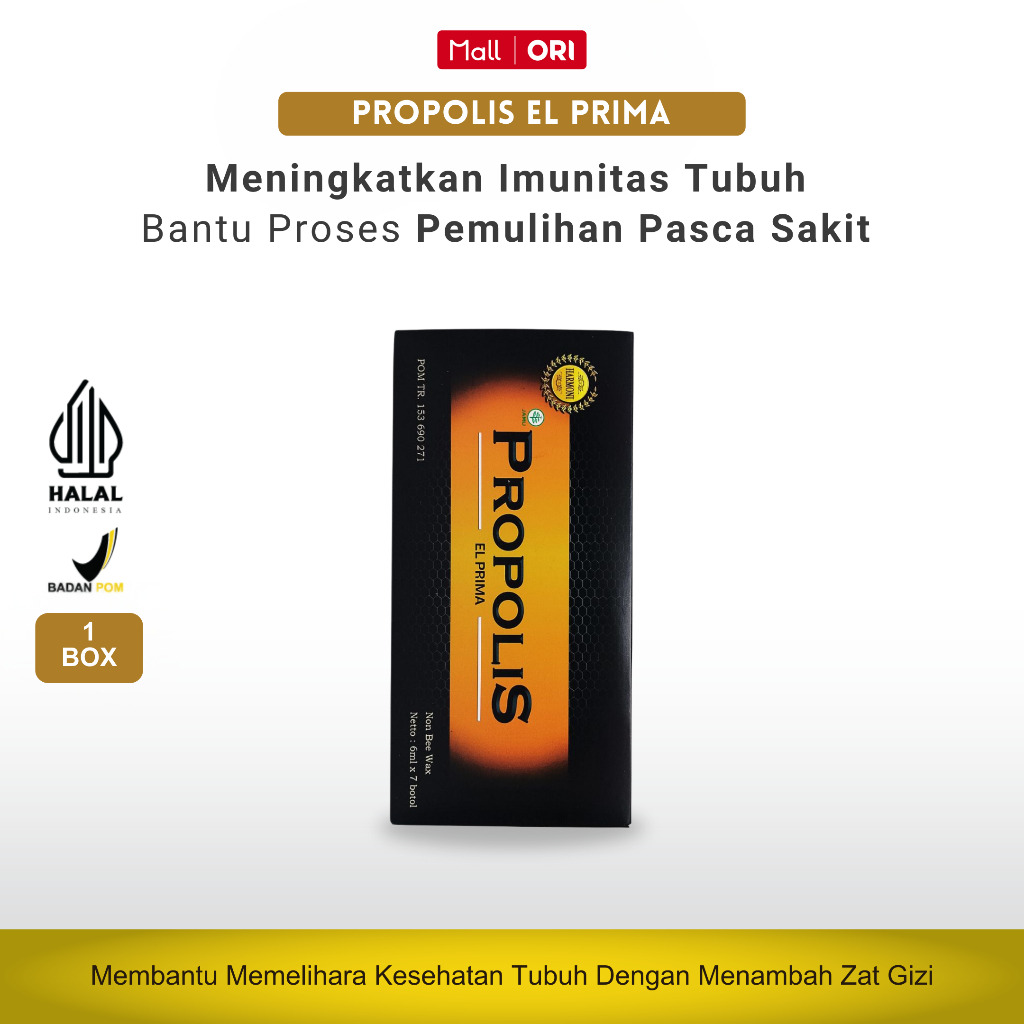 Jual Propolis El Prima Isi 7 Botol - Bantu Memelihara Kesehatan Daya ...
