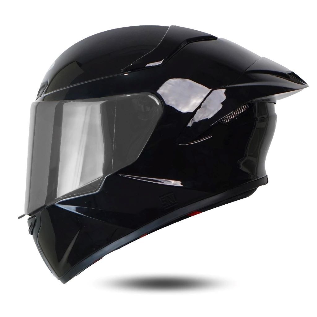 Jual Helm Mla Crypton Full Face Terbaru Solid Hitam Glosy Kaca Visor ...