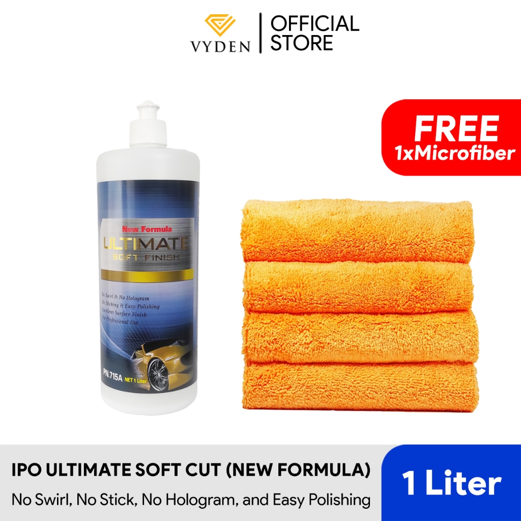 Jual IPO ULTIMATE SOFT FINISH 1 LITER Kompon Halus Polish Cat Mobil ...