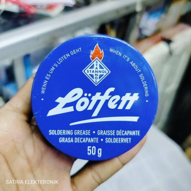 Jual Pasta Solder Lotfet Stannol 50 Gram ( Made In Germany ) | Shopee ...