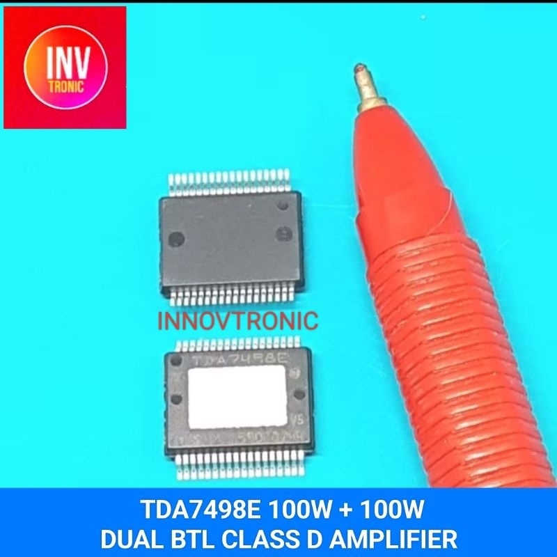 Jual TDA7498ETR 100W + 100W Dual BTL Class D Audio Amplifier TDA7498E ...