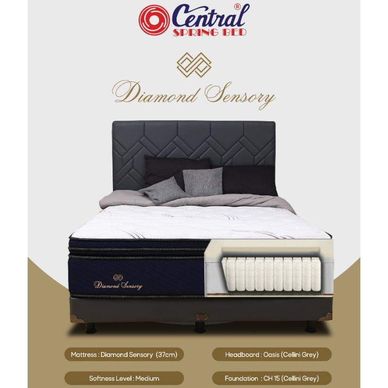 Jual Kasur Central Springbed Diamond Sensory Pocket Spring Bed ...