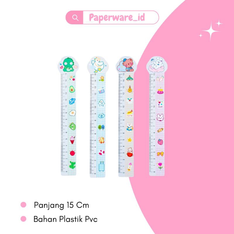 Jual penggaris karakter / penggaris tema karakter lucu | Shopee Indonesia