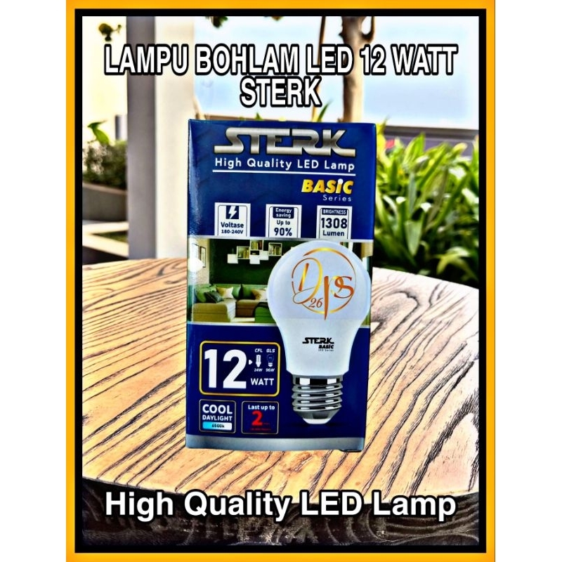 Jual LAMPU LED 12W ABULB STERK BASIC 6500K PUTIH | Shopee Indonesia