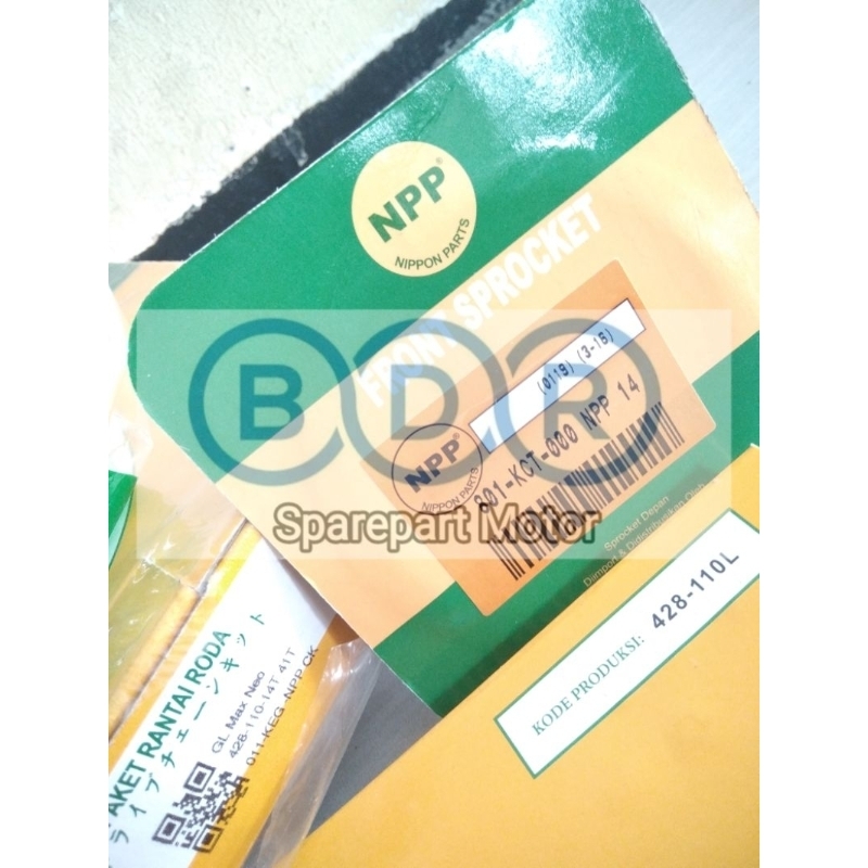 Jual Gearset gir set rantai Glmax Gl max Neotech NPP | Shopee Indonesia