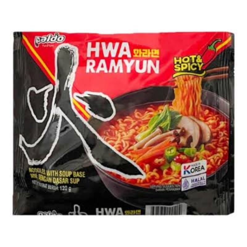 Jual PALDO HWA RAMYUN HOT SPICY RAMEN KOREA | Shopee Indonesia