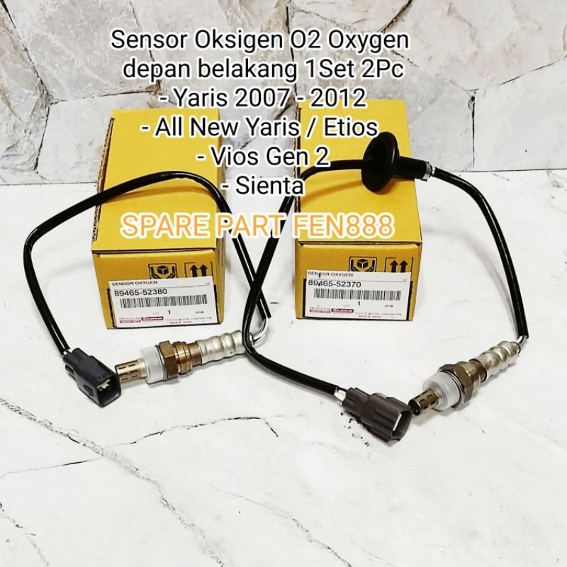 Jual Sensor Oksigen O2 Oxygen Depan Belakang Yaris Etios Vios Gen 2 ...