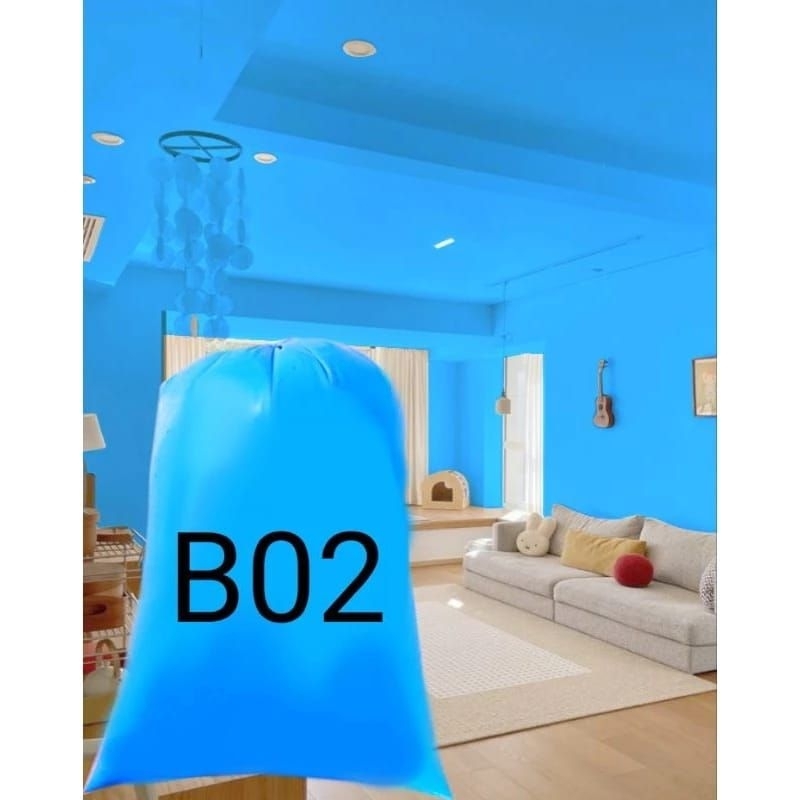 Jual Cat Tembok Anti Jamur Warna Biru Laut (1 kg) | Shopee Indonesia