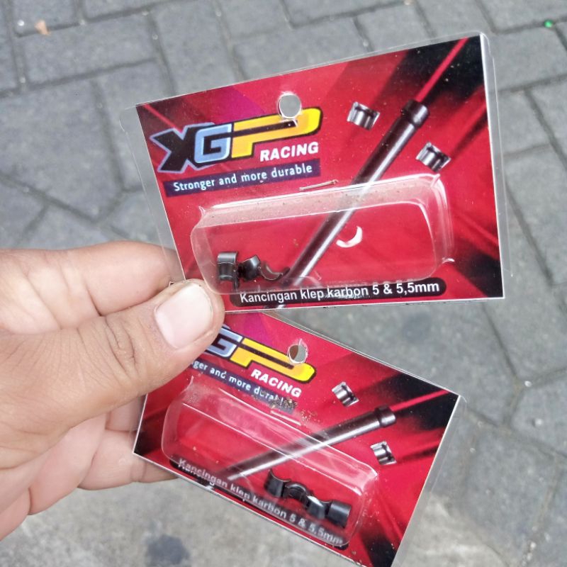 Jual Kancingan klep kuku macan klep carbon batang 5mm & 5.5mm XGP ...