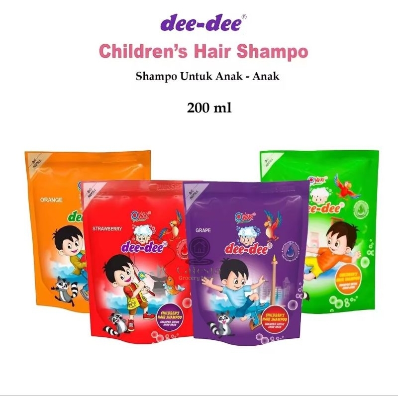 Jual Dee Dee Children Hair Shampo 200 ml - Shampoo Dee Dee Refill Untuk ...