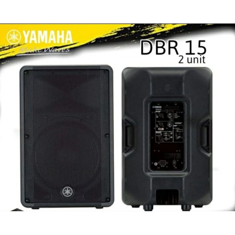 Jual Speaker aktif Yamaha DBR 15 15inch original garansi resmi yamaha ...