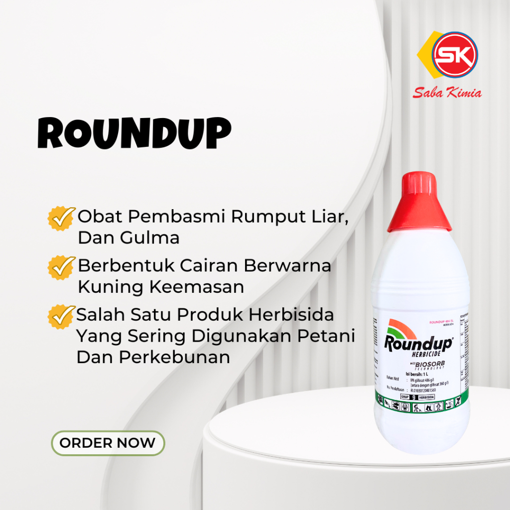 Jual Roundup Biosorb 486 SL Pembasmi Rumput Liar 1 Liter | Shopee Indonesia