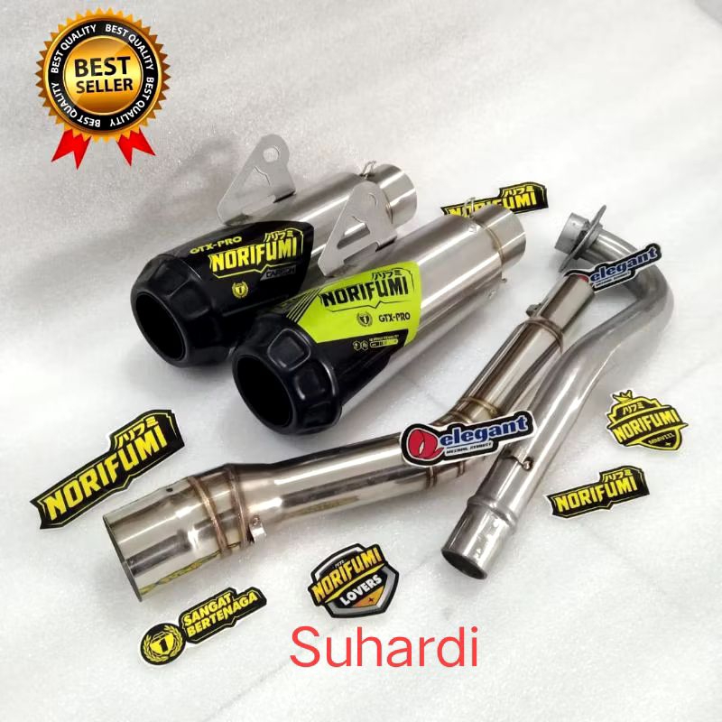 Jual Knalpot Racing Norifumi GTX RBT Trail PNP Jupiter Z Supra x125 Vega Kharisma Jupiter Z1 ...