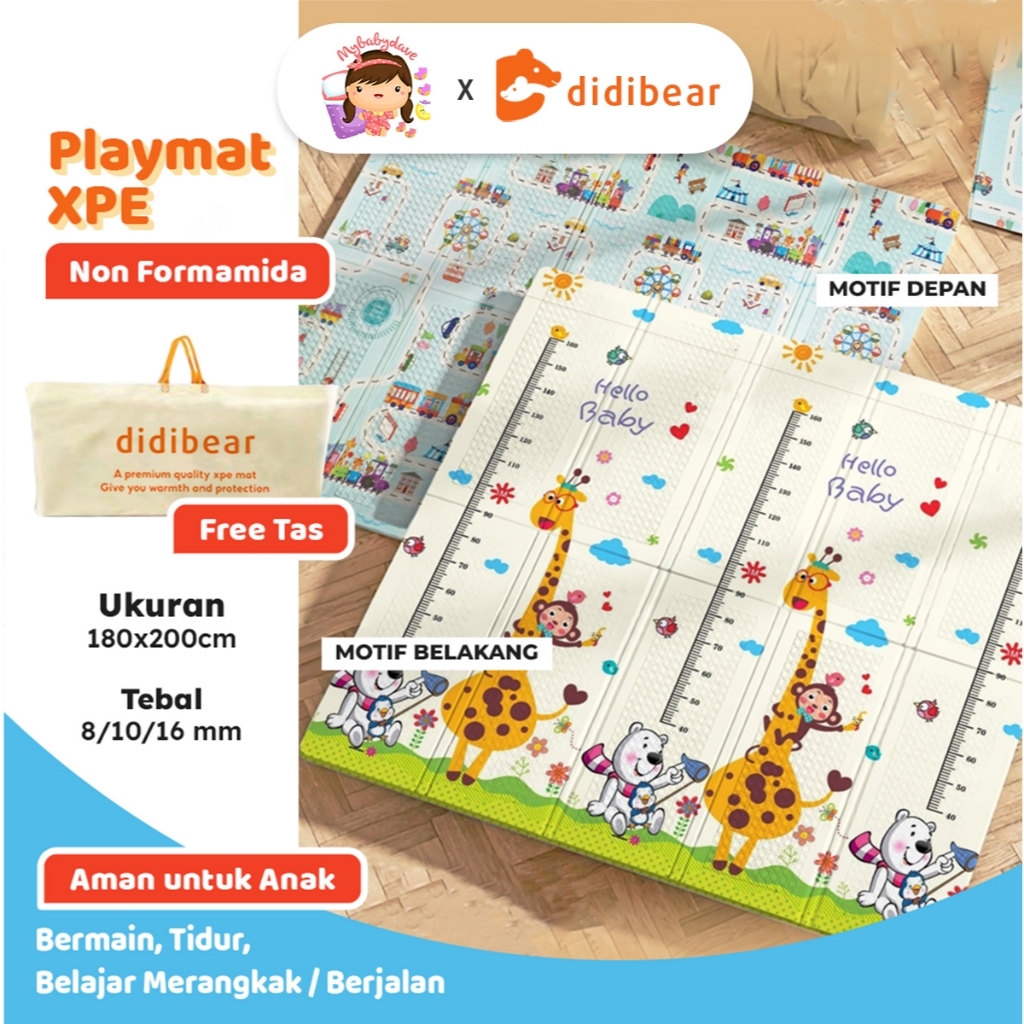 Jual SNI F Playmat Bayi Karpet Lipat Playmat Foldable Bayi Karpet Bayi ...