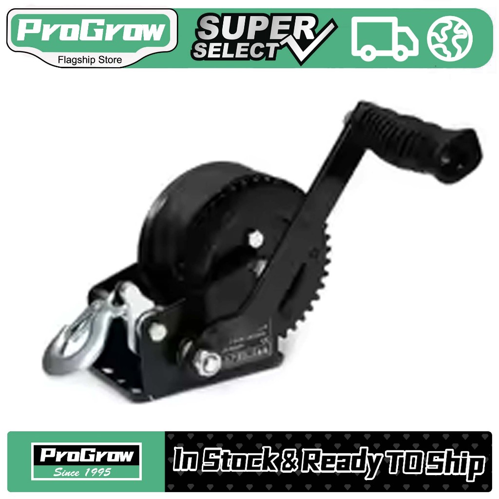 Jual Hand Winch Terbaru 800LBS/1200LBS - Dengan Hand Crank & Strap ...