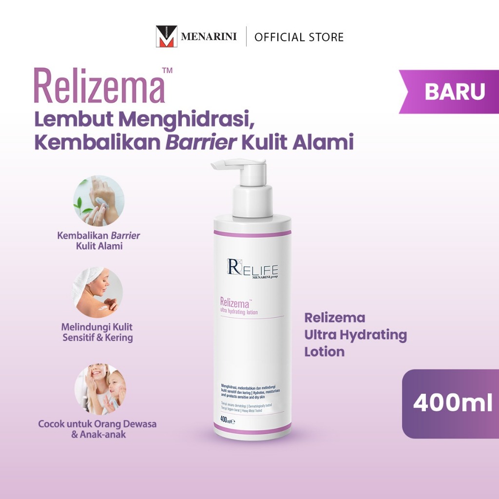 Jual Relizema Ultra Hydrating Lotion 400ml - Lembabkan Kulit Sensitif ...