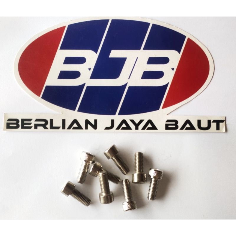 Jual Baut L 12 Crome (baut L Nekel 8x20) | Shopee Indonesia
