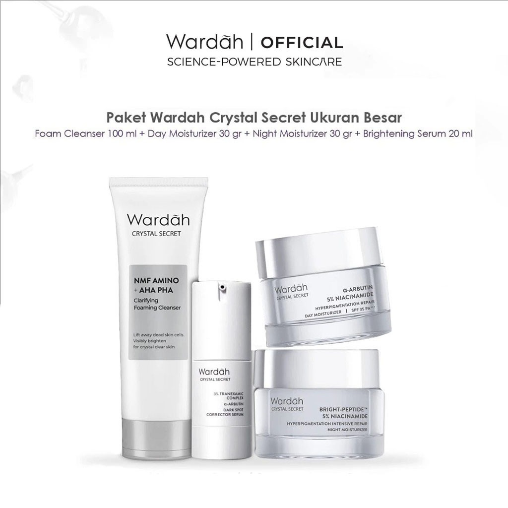 Jual Wardah Original Wardah Paket Crystal Secret Series D Wardah ...