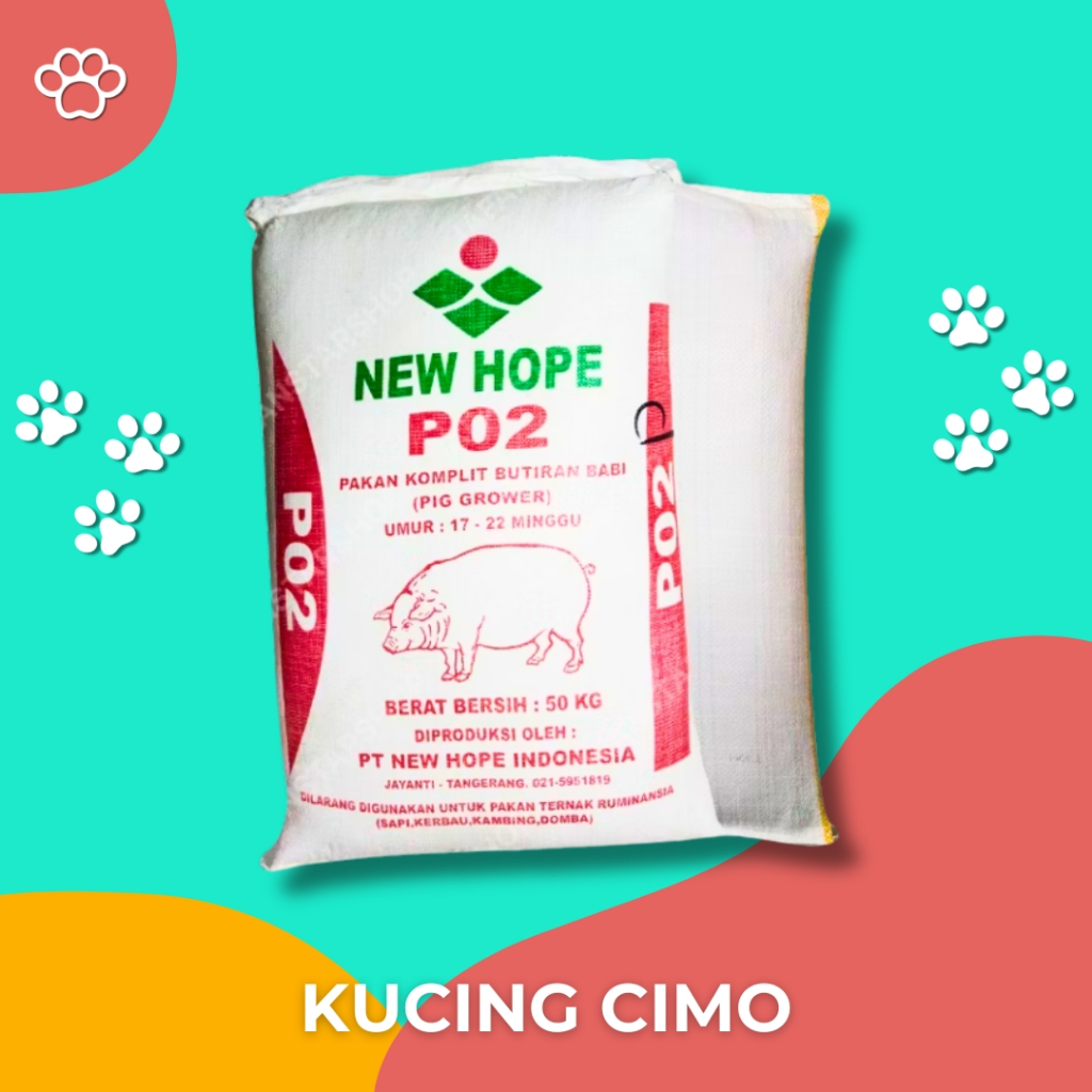 Jual Pakan Ayam Pur Babi P02 New Hope Pakan Unggas PO2 10 & 20 Kg ...