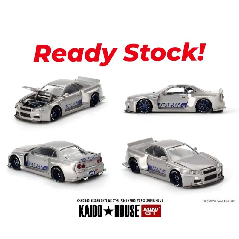 Jual Kaido House Mini GT Nissan Skyline GT-R (R34) Kaido Works Shinjuku ...