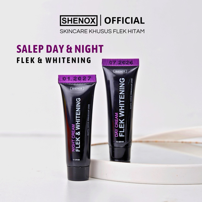 Jual Shenox Skincare Flek Hitam Salep Day Flek & Salep Night Flek Whitening Resmi BPOM | Paket ...