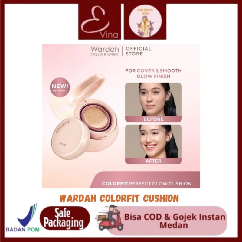 Jual Wardah Colorfit Perfect Glow Cushion/refill | ready bisa instan ...