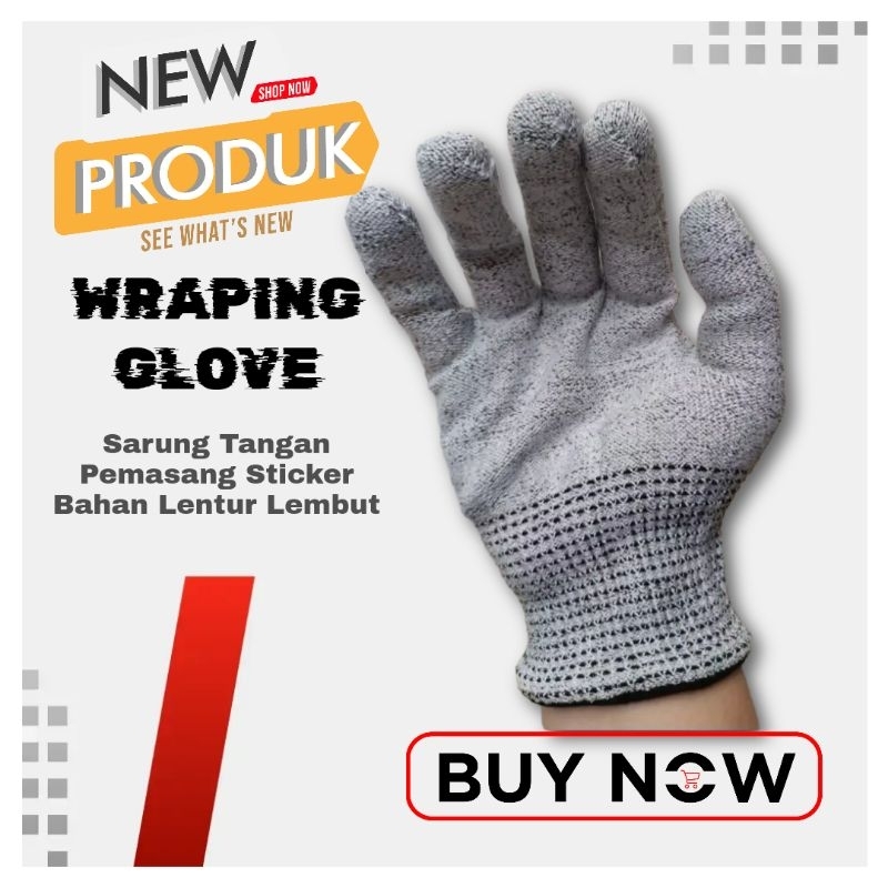 Jual Wraping Gloves Sarung Tangan Stickers | Shopee Indonesia
