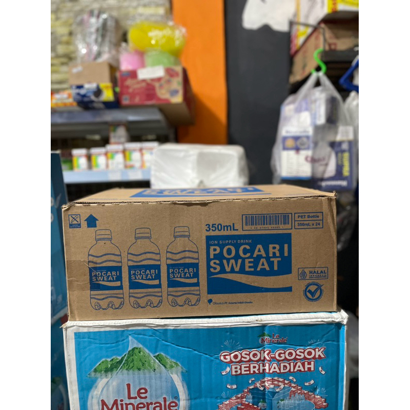Jual 1 Dus Pocari Botol 350 ML isi 24 Botol. 100% BARU BERSEGEL ORI POCARI SWEAT | Shopee Indonesia