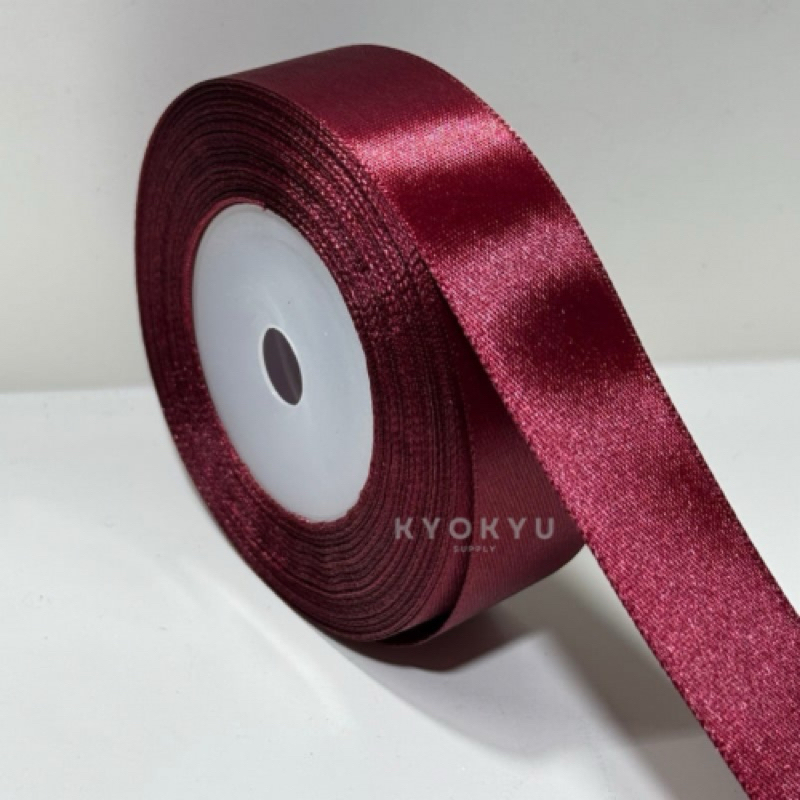 Jual PITA SATIN 1 inch (2,5 CM) 1 ROL 25 YARD MAROON | Shopee Indonesia