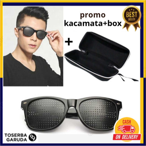 Jual Kacamata Terapi Anti Myopia Pinhole Glasses Kacamata Terapi Mata ...