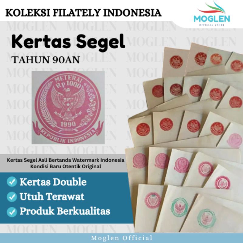 Jual KERTAS SEGEL JADUL TAHUN 1990 1992 1993 1994 1995 1996 1997 2000 ...