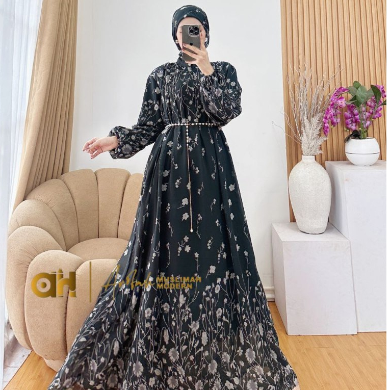 Jual (FREE BELT MUTIARA)GAMIS CERUTY PREMIUM SET HIJAB /GAMIS JUMBO ...