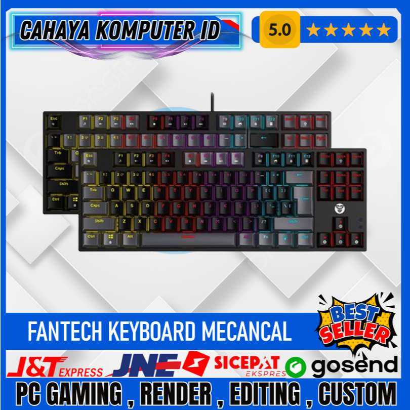 Jual Fantech Keyboard Mechanical ATOM MK876 V2 TKL RGB Gaming | Shopee Indonesia