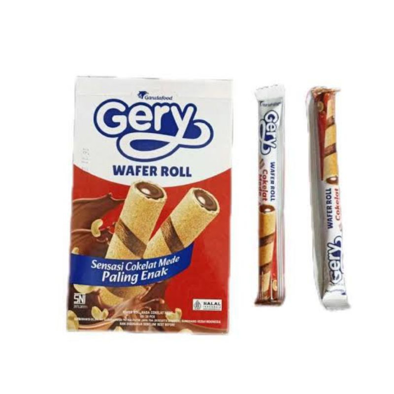 Jual Gery Wafer Roll 21 x 16.5g | Shopee Indonesia