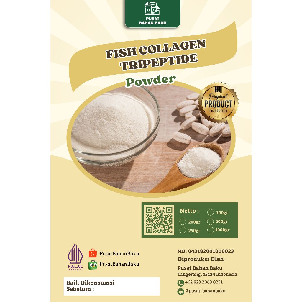 Jual Fish Collagen Tripeptide Powder | Shopee Indonesia
