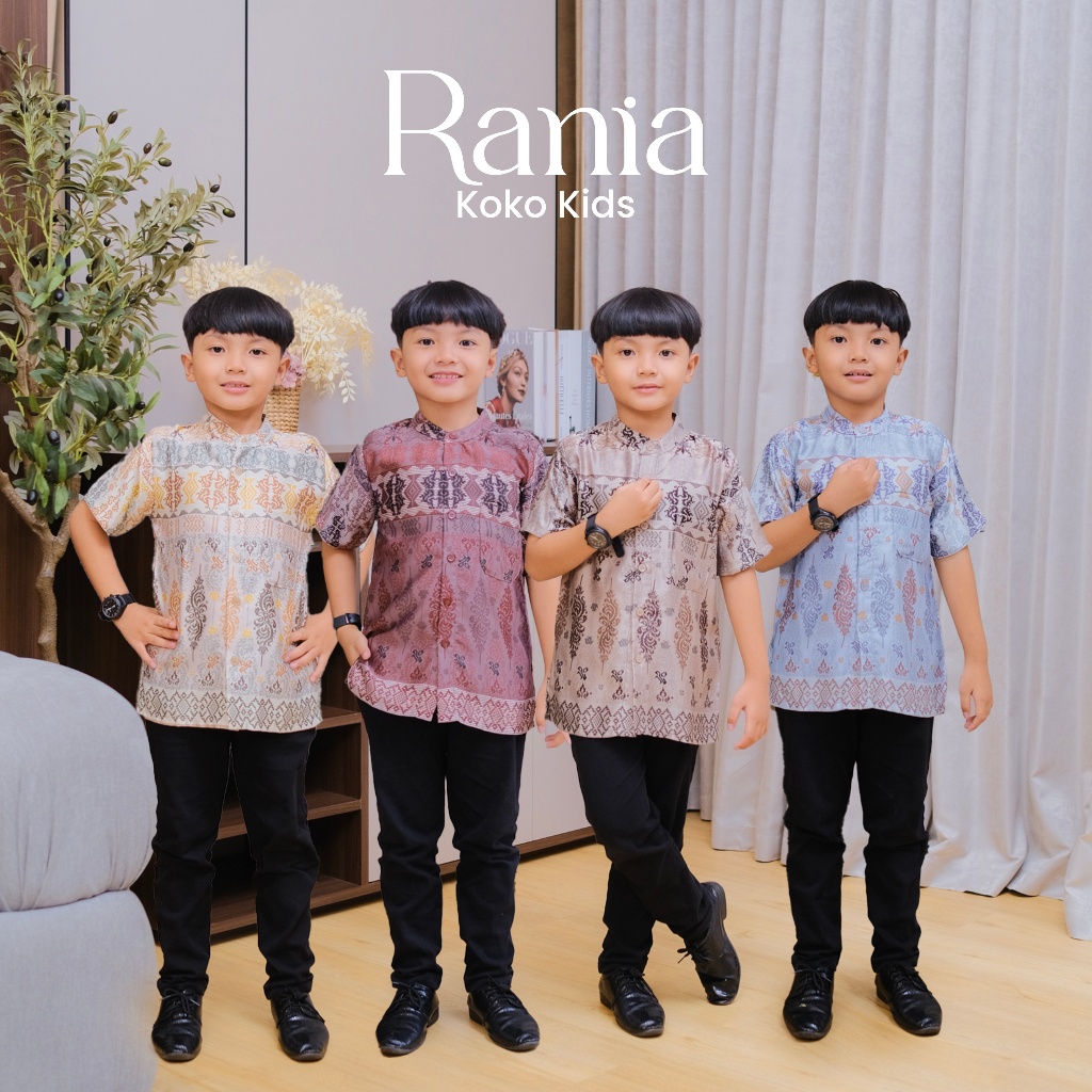 Jual Rania Koko Anak Premium Umur 1-8 Tahun Couple Sarimbit Keluarga ...
