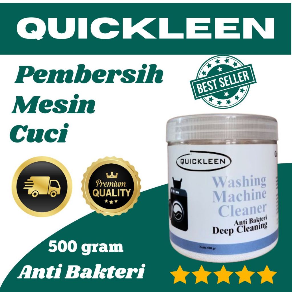 Jual DENZET FOR QUICKLEEN SERBUK AJAIB 500gr pembersih mesin cuci | Shopee Indonesia