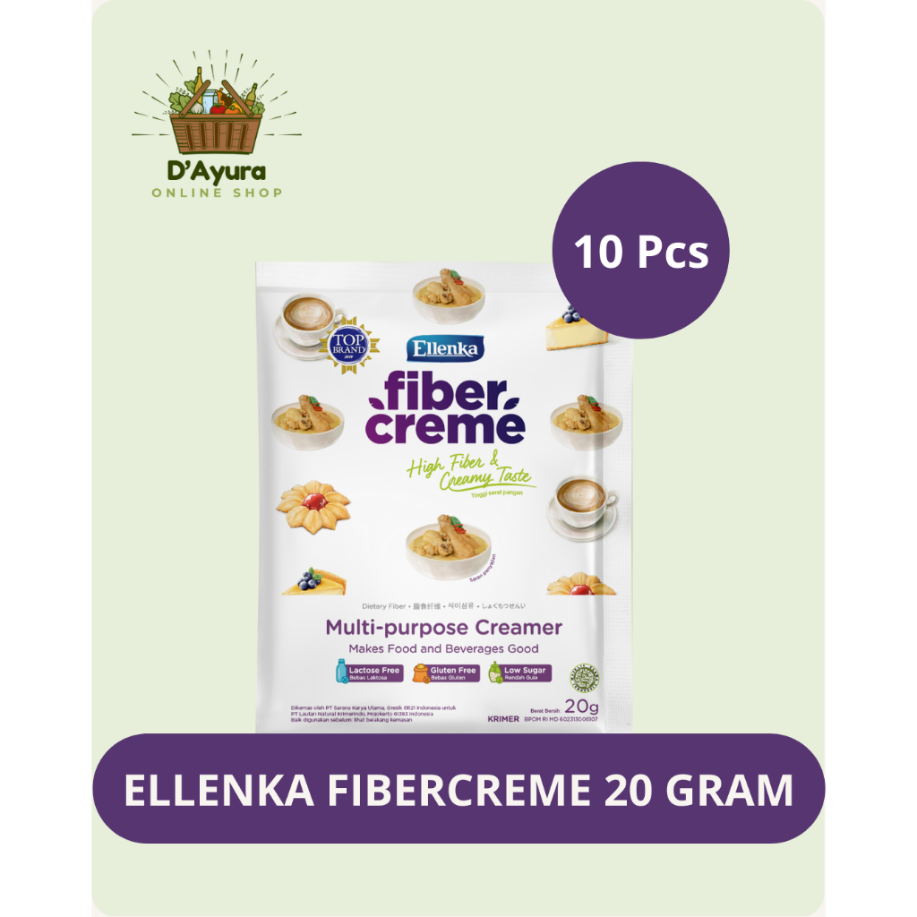 Jual Ellenka FiberCreme 20gram - 10pcs | Shopee Indonesia