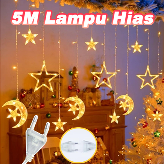 Jual [Ready stock] 2025 NEW 5Meter Lampu Ramadhan Lampu Hias Lampu LED ...