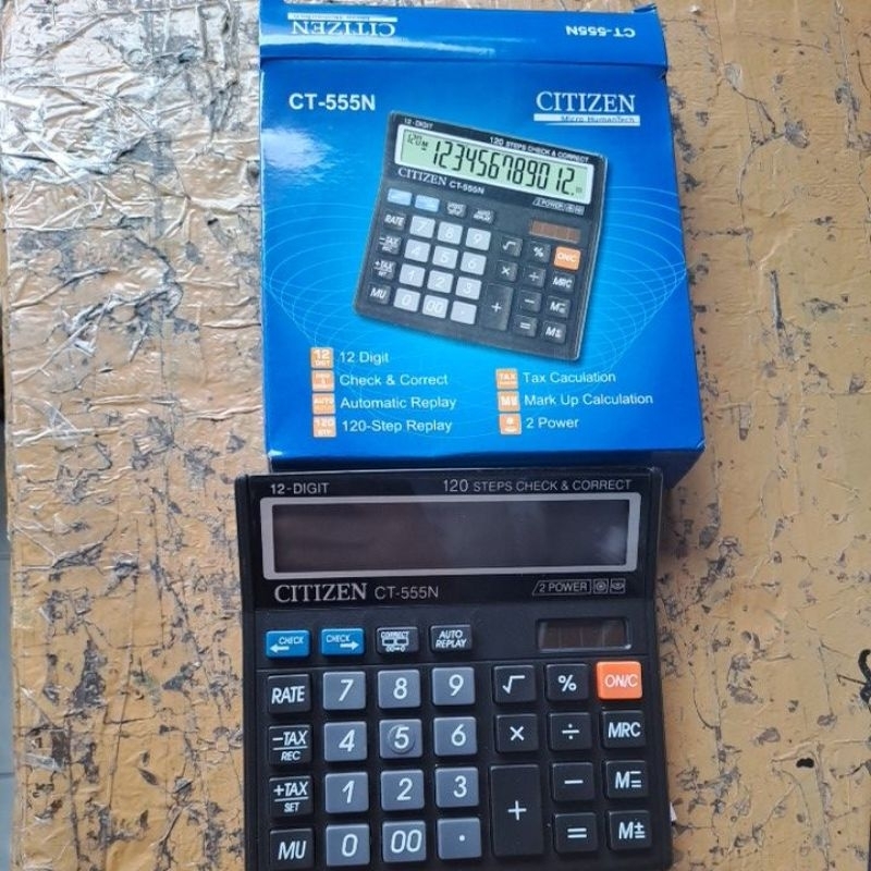 Jual kalkulator citizen CT 555 sesuai photo | Shopee Indonesia