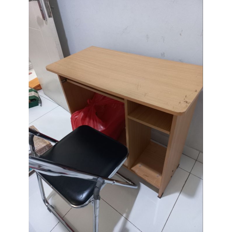 Jual PL Meja Komputer/Belajar+Kursi (1paket) (kursi informa) | Shopee ...