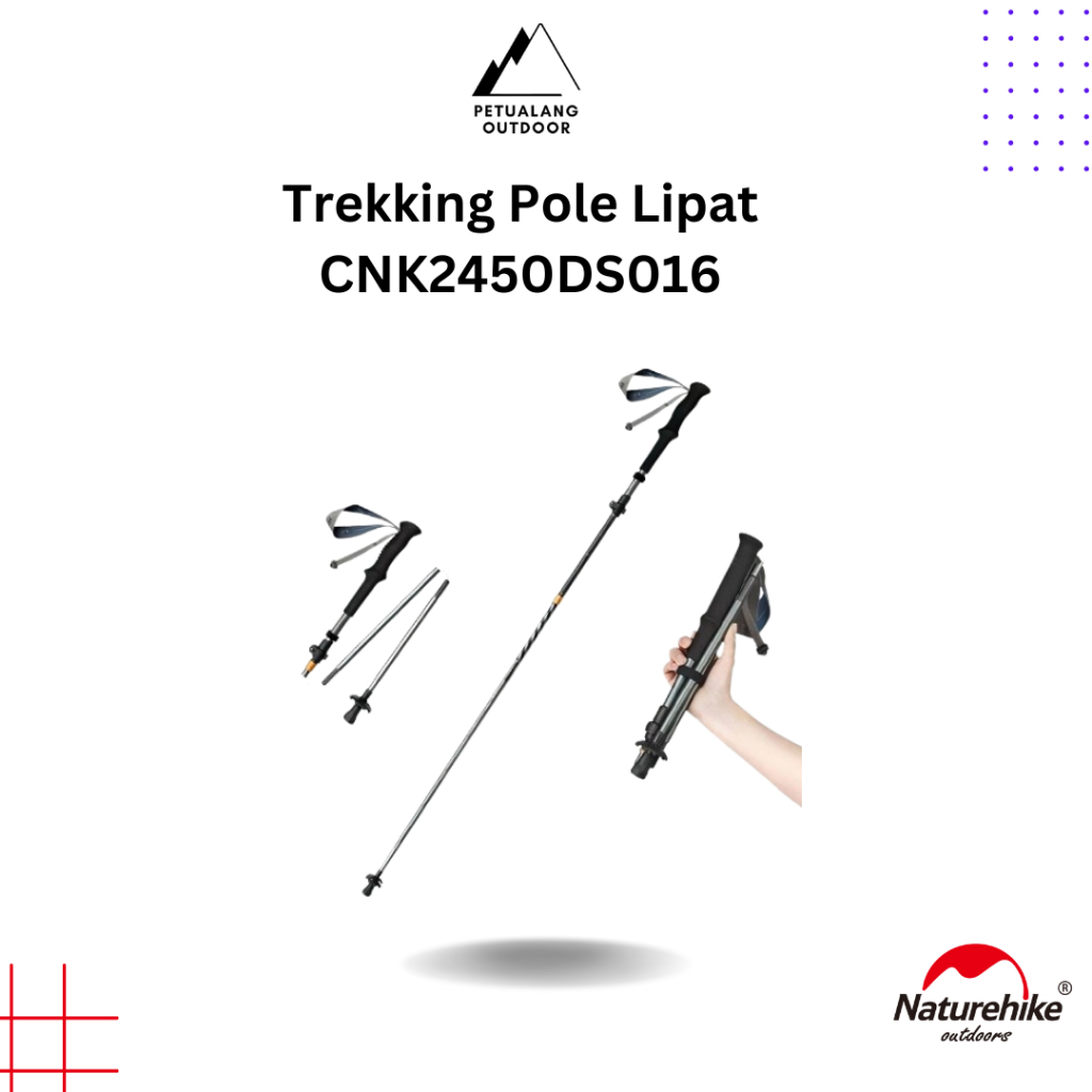 Jual Naturehike CNK2450DS016 Trekking Pole Lipat | Shopee Indonesia
