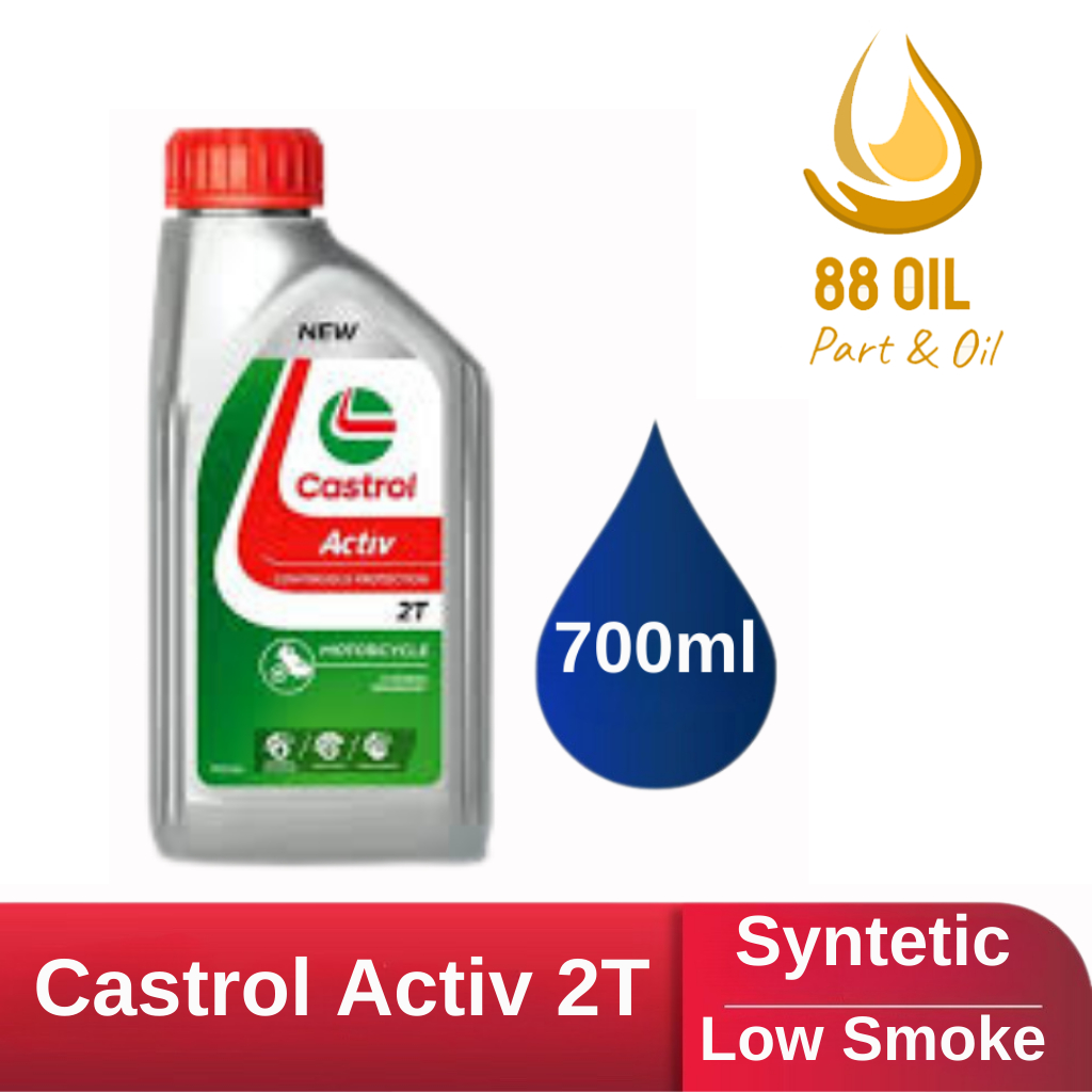 Jual Oli Samping Motor Castrol 2Tak Low Smoke 700ML | Shopee Indonesia