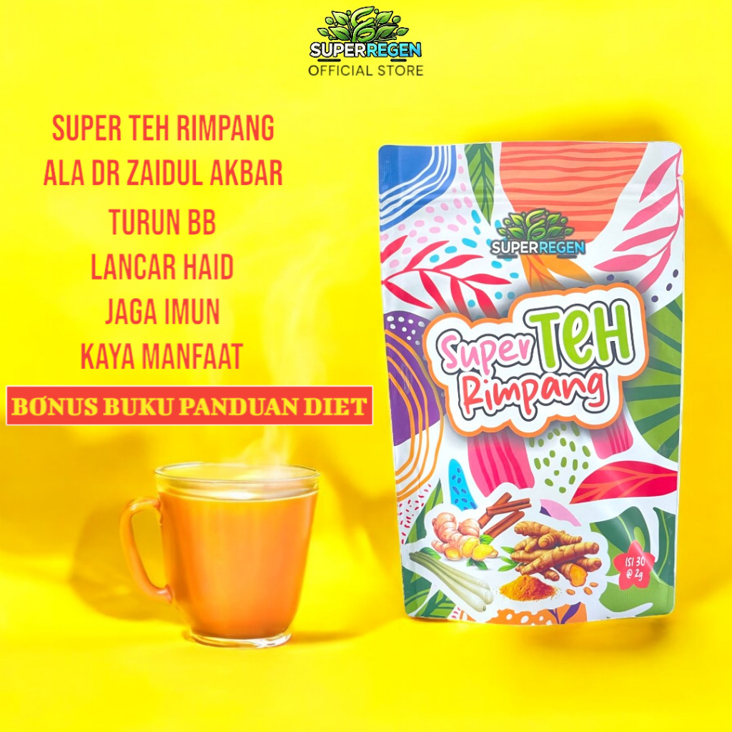 Jual Super Teh Rimpang - Teh Rimpang Super Regen BPOM ala JSR - Teh ...