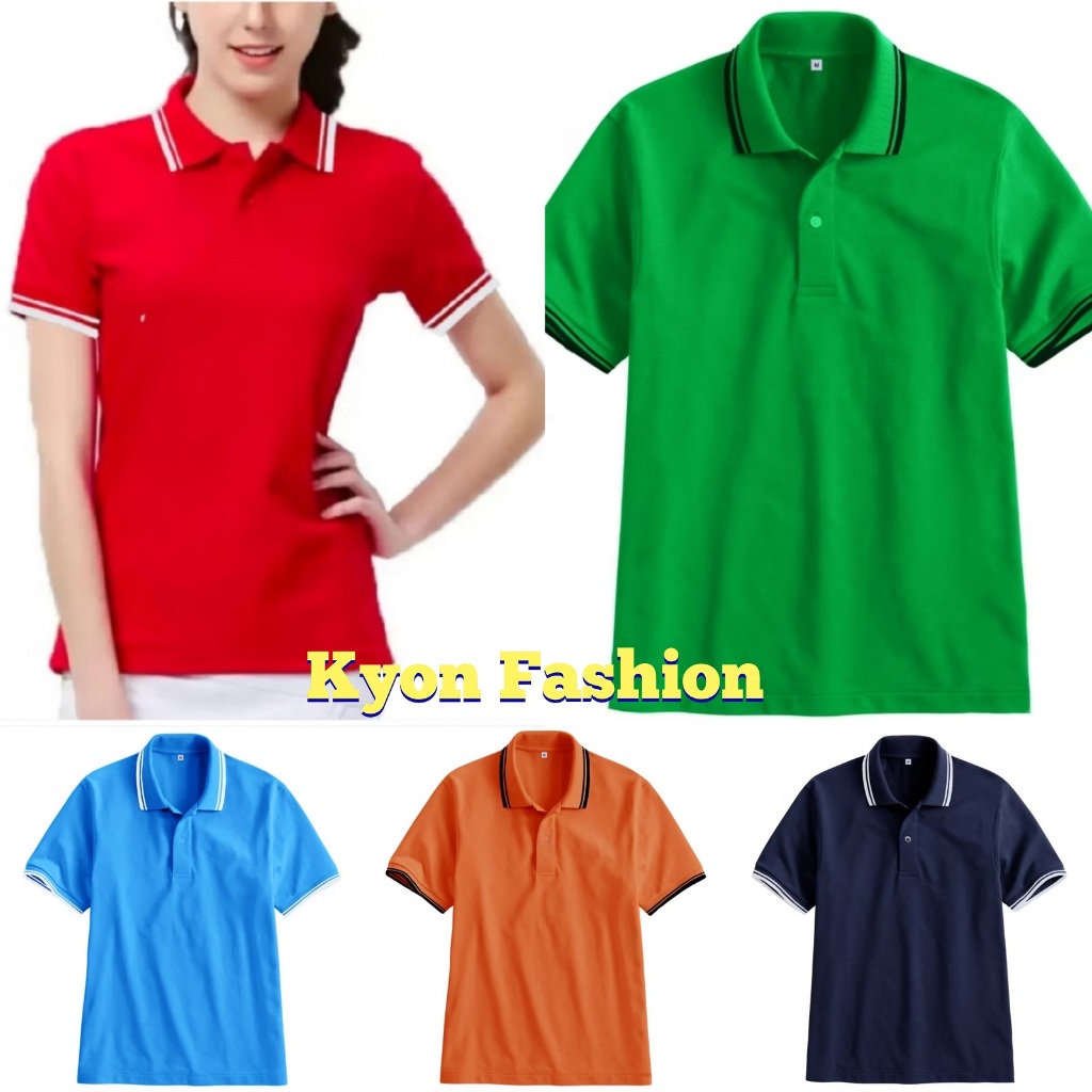 Jual Kaos Polo Shirt Wanita Lengan Pendek/Kaos Polos Wanita/Kaos Seragam/Kaos Polo Kerah Wanita ...
