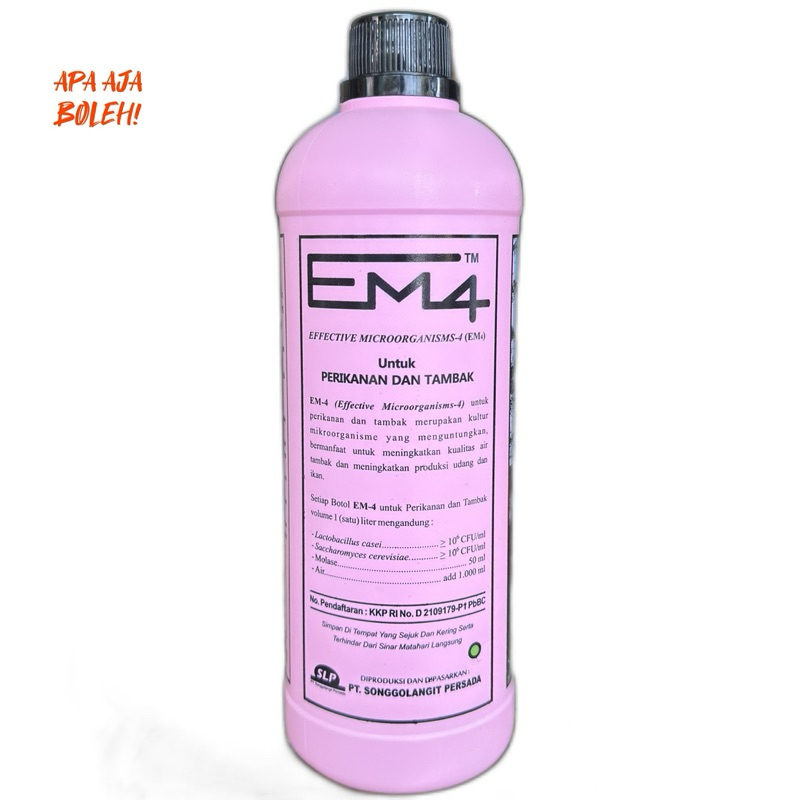 Jual EM4 PERIKANAN DAN TAMBAK 1 LITER/CAIRAN KULTUR MIKROORGANISME ...