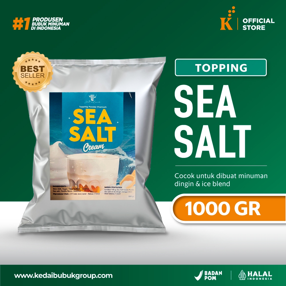 Jual Topping Sea Salt Cream 500 gr Javaland | Shopee Indonesia