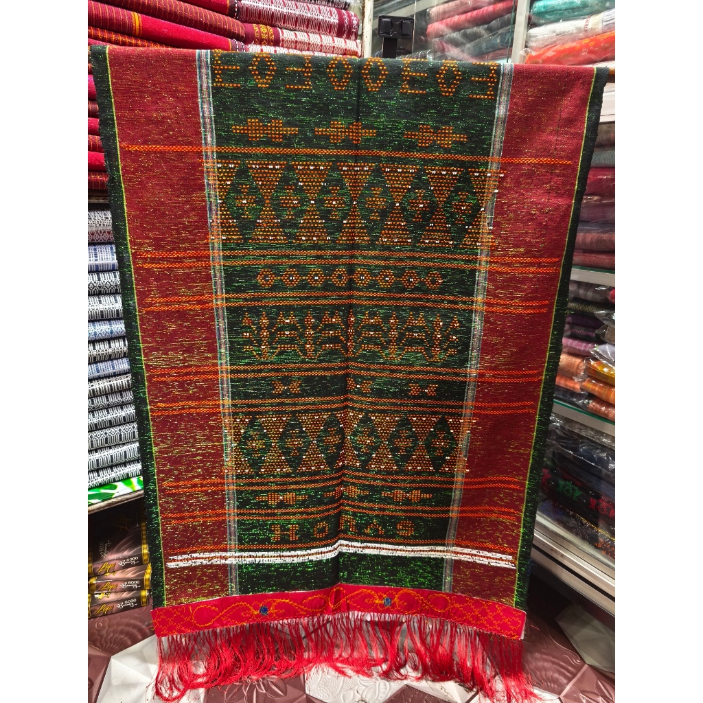 Jual Ulos Toba Sadum Angkola Cantik Jumbo Hijau Botol | Shopee Indonesia