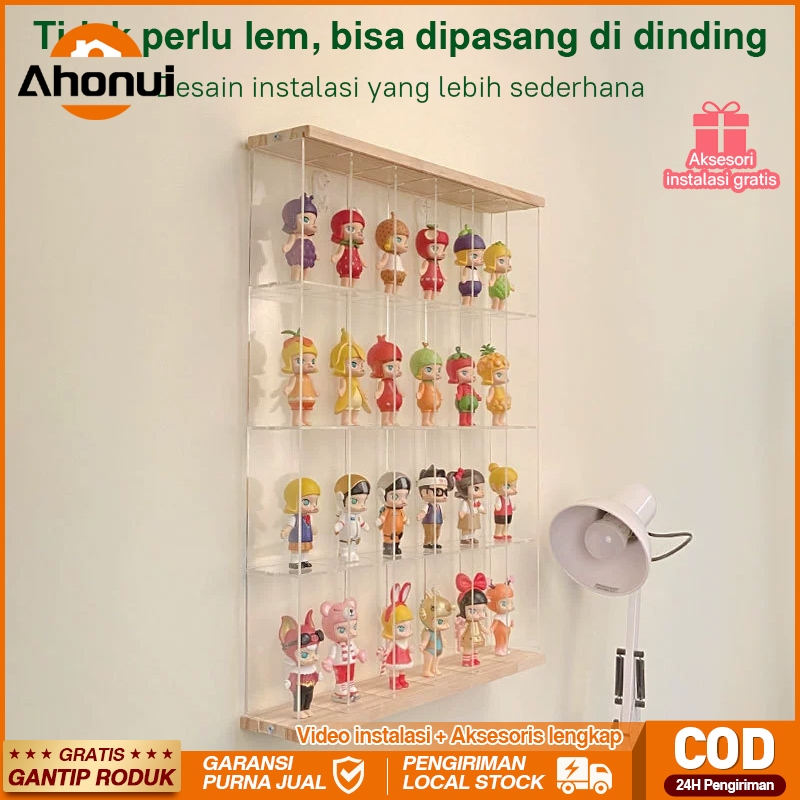 Jual ⭐2-4 Lantai&Dudukan Dinding⭐Akrilik Display Box Display Rak ...