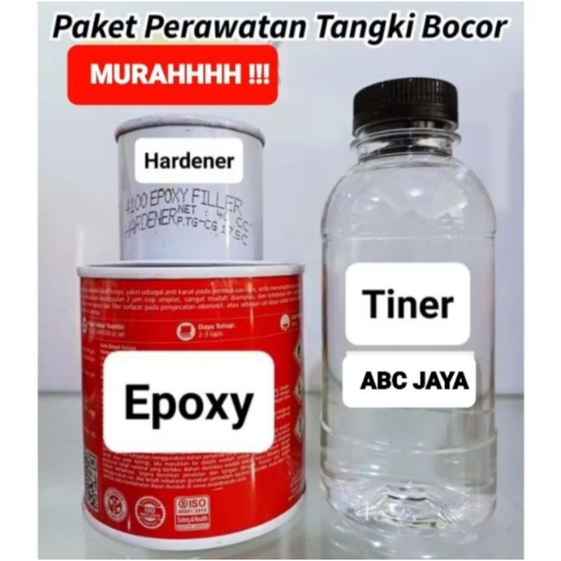 Jual Paket Cat Epoxy + Thinner Perawatan Tangki Bocor Paket Tangki ...